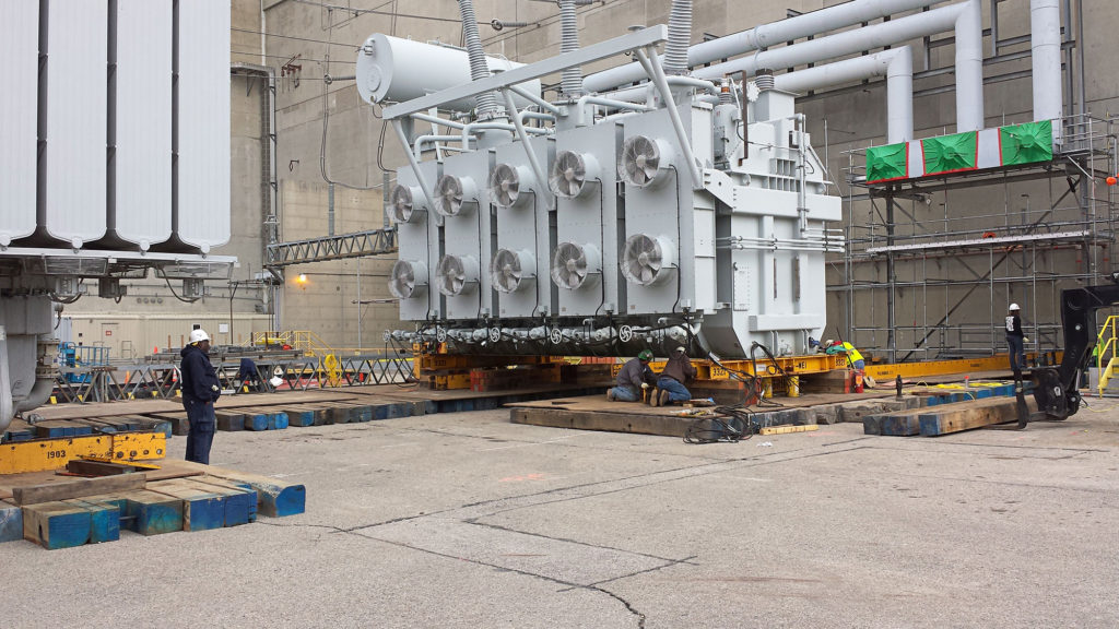 DTE Energy Fermi 2 Transformer Interchange in Newport, MI | Walbridge