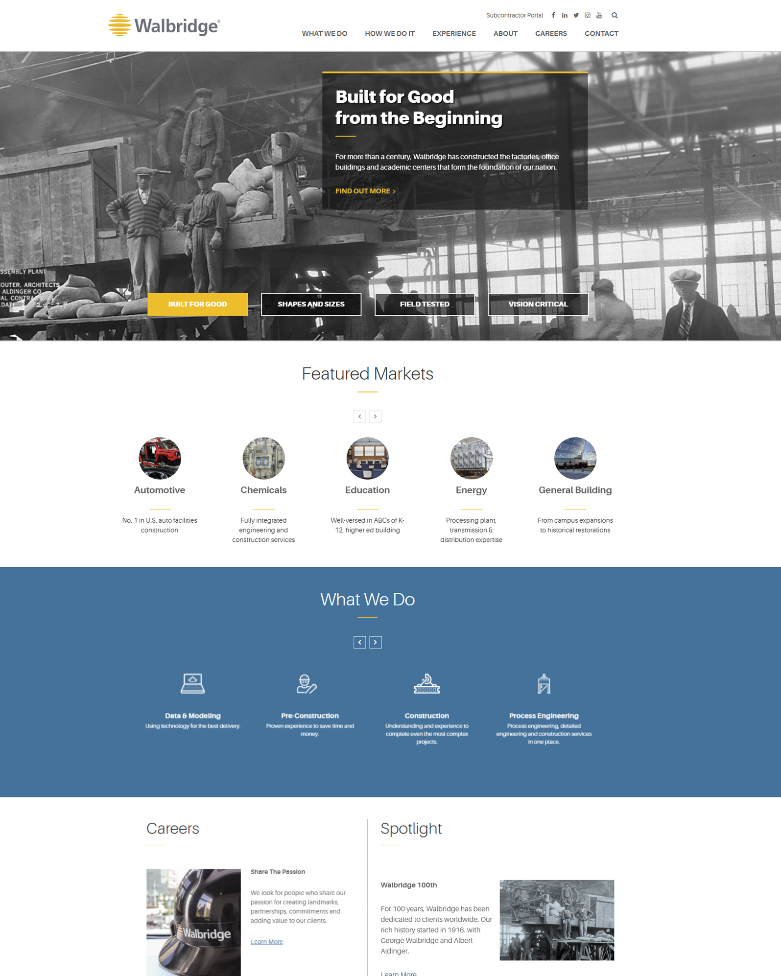 Walbridge's 2017 in Photos | Walbridge