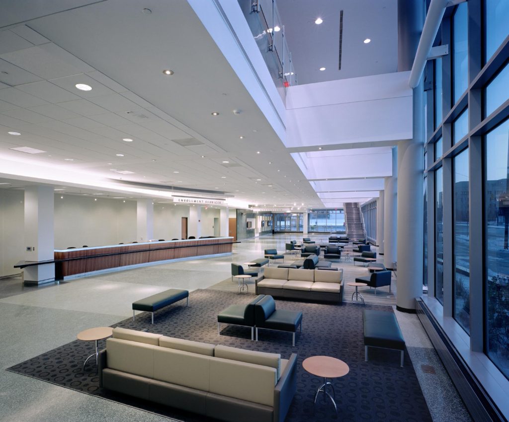 Wayne State University's Welcome Center in Detroit, MI | Walbridge